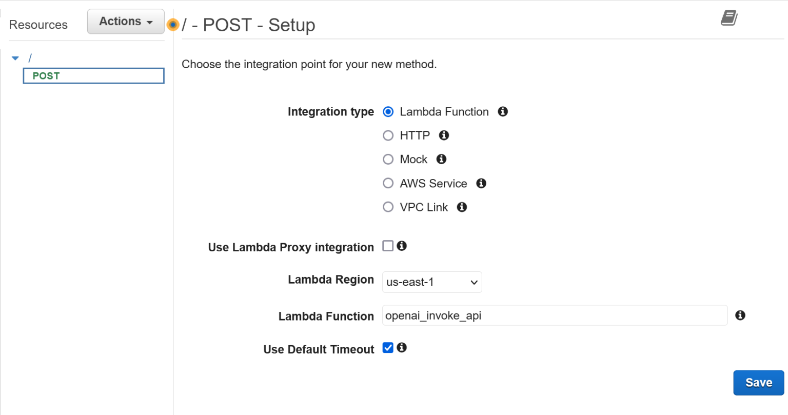 How To Build A Rest Api Using Amazon Api Gateway To Invoke Openai Apis The Developer Space